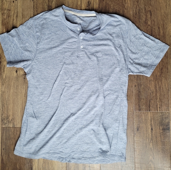 George | Shirts | Mens Large George Light Blue Tshirt With Buttons ...